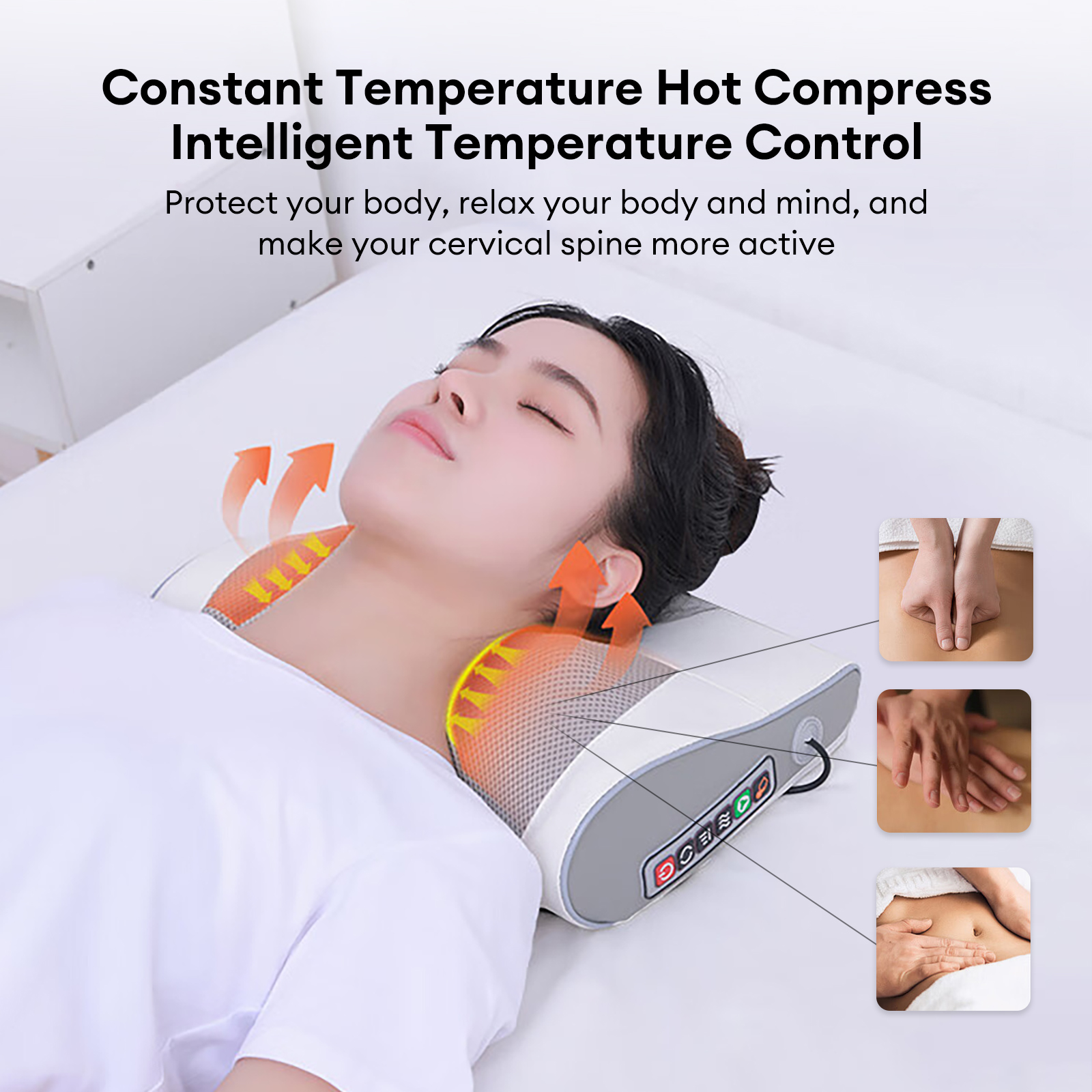Hodekt Neck Shoulder Massage Pillow Massage Shawl Multiple Massager ...