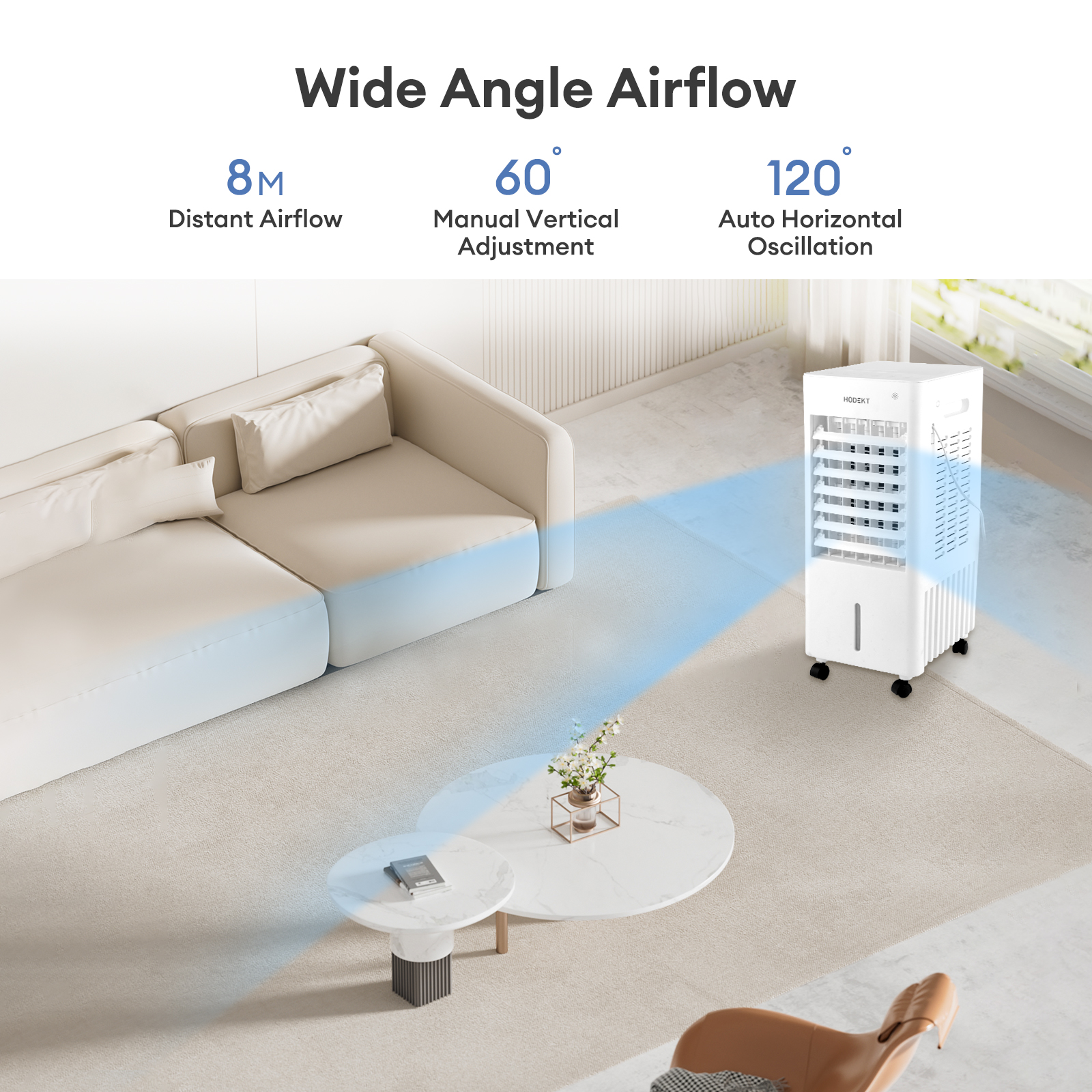 Hodekt 12L Touch Panel Control Portable Air Cooler | Shopee Malaysia