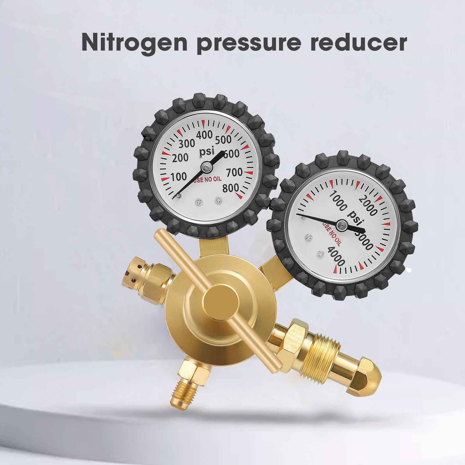 Nitrogen Regulator with 0-600 PSI Delivery Pressure, CGA580 Inlet ...