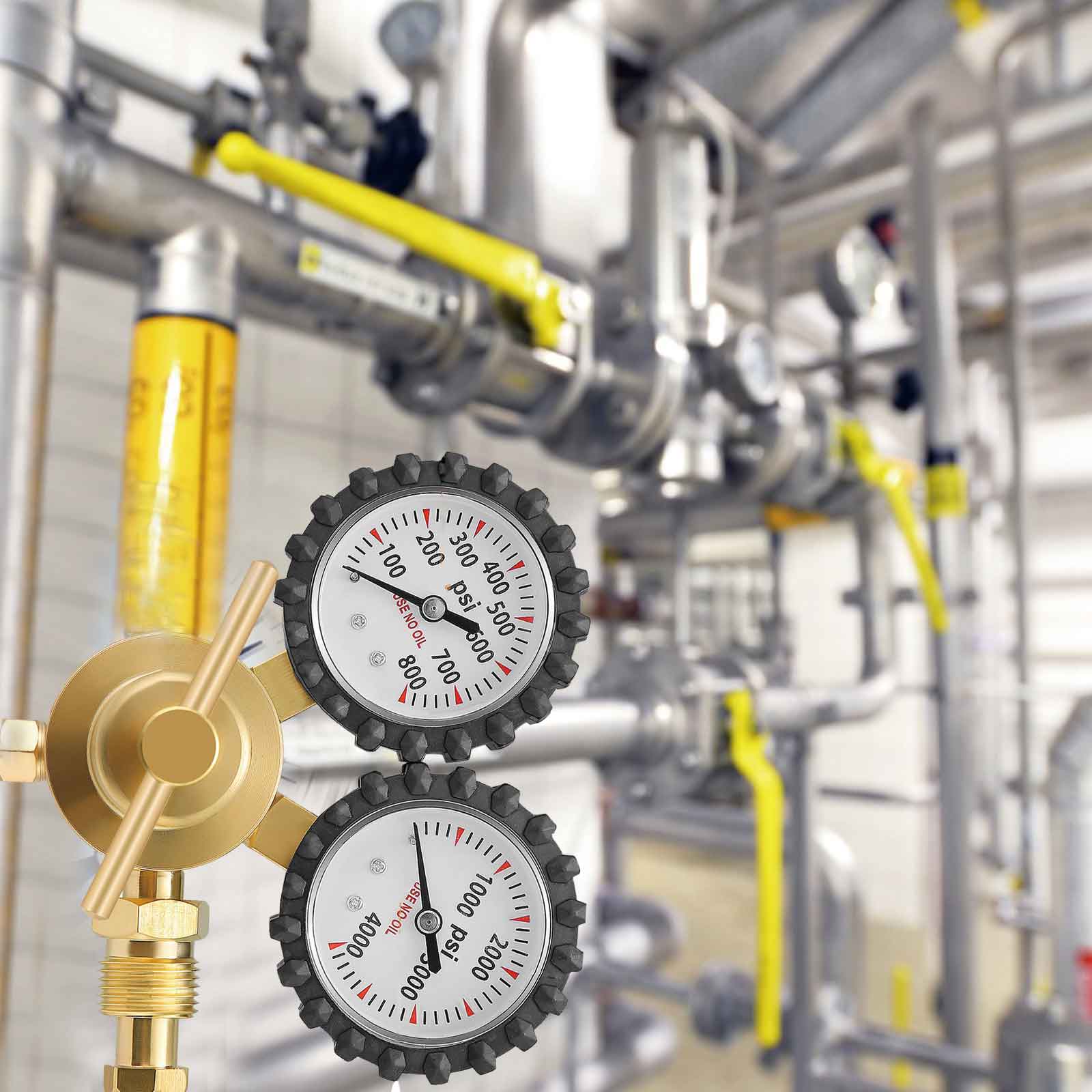 Nitrogen Regulator with 0-600 PSI Delivery Pressure, CGA580 Inlet ...