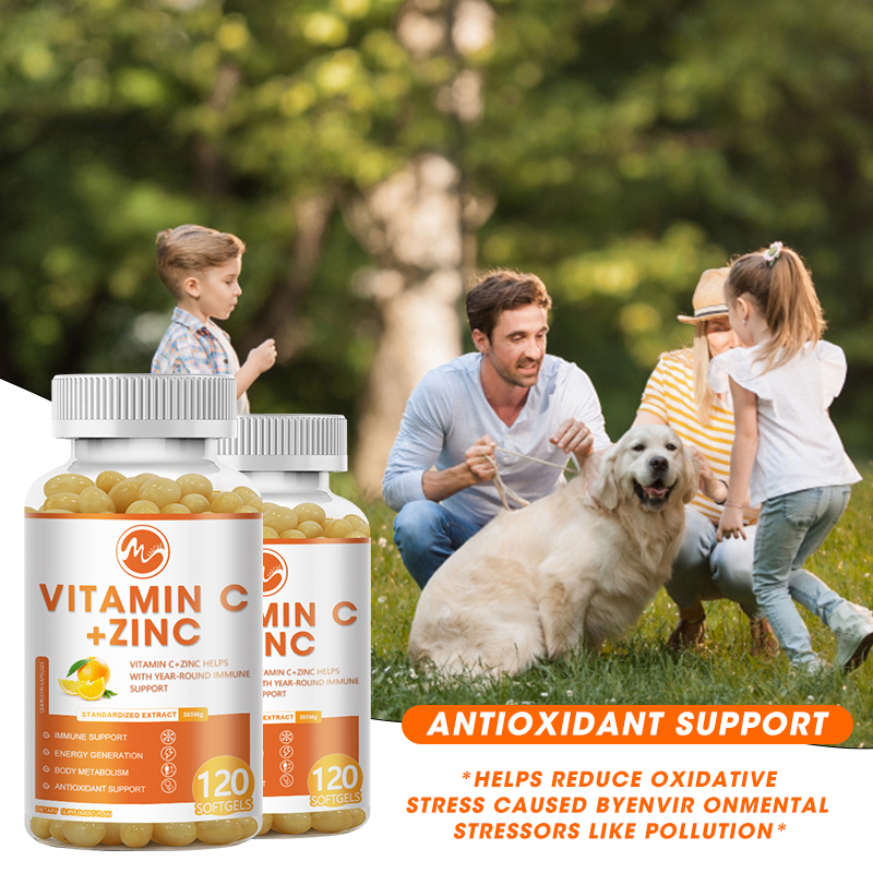 Minch Vitamin C With Zinc Capsule 1000mg High Quality for Supports Zinc ...
