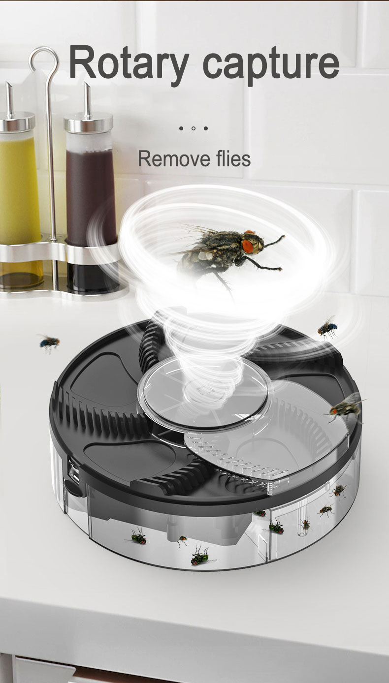 Fly Trap Device Automatic Electronic Electric Catcher with Wall Mount ...