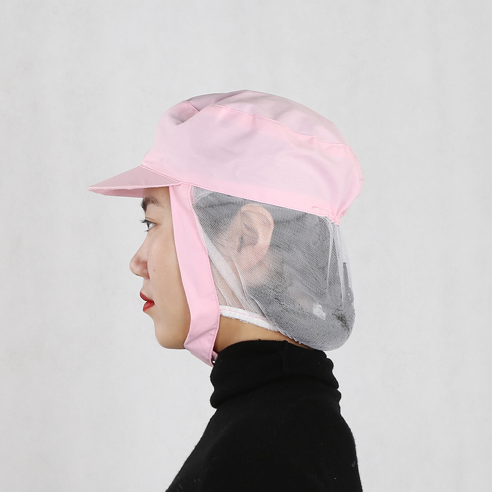 Work Dust Cap Workshop Head Cover Anti Falling Hair Hat Food Processing ...