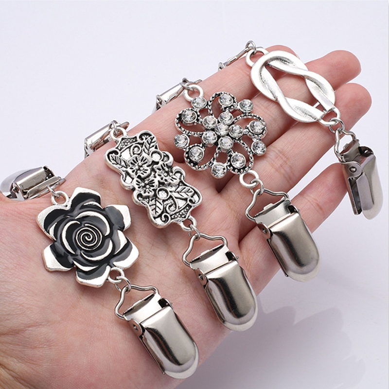 Retro Shawl Clip for Women European American Style Diamond Encrusted ...