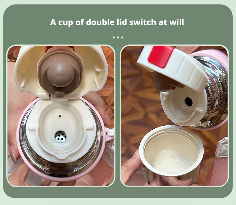 【ALLEN】600ml/800ml Roma Cup thermos bottle 316 stainless steel thermos ...