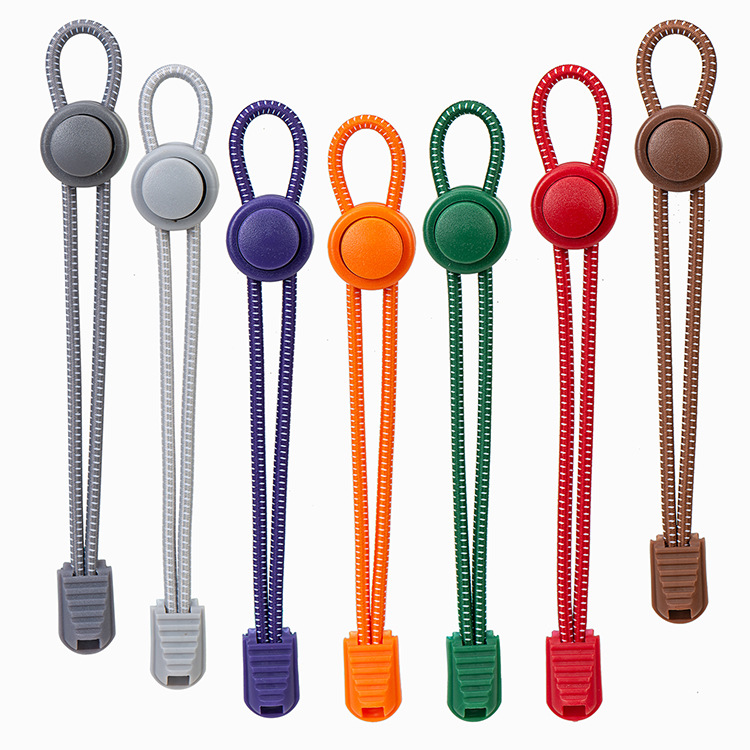Elastic No Tie Sneaker Laces Stretch Lock Quick Fit For Running Walking ...