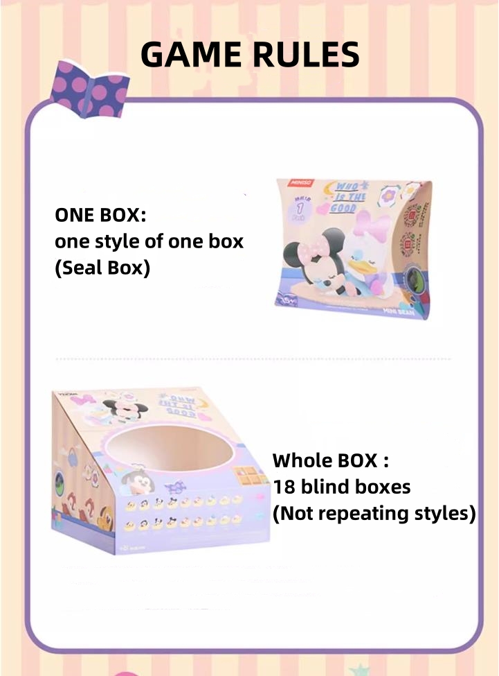 Miniso Disney Mickey And Friends Who Is The Good Series Blind Box Mini ...