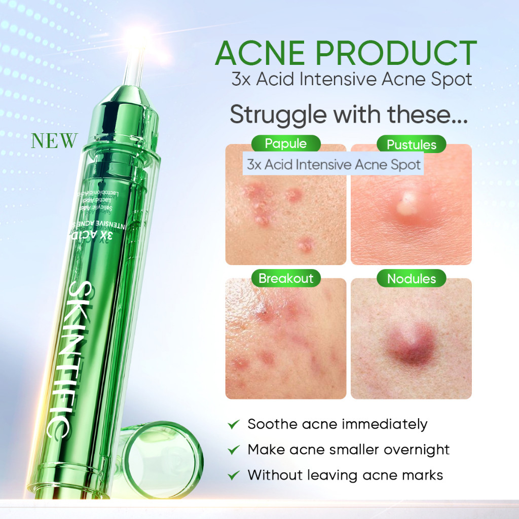 【Nearest Warehouse Delivers】SKINTIFIC 3x Acid Intensive Acne Spot Gel ...