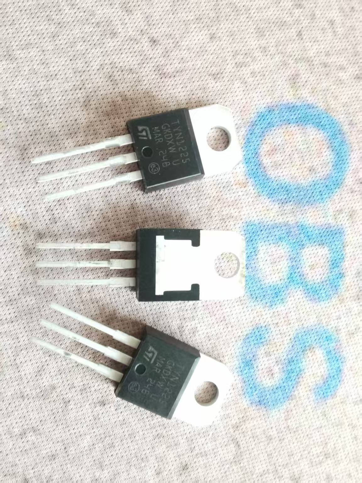 ((10 Pcs) TYN1225 Original/Genuine Brand New One-Way Controllable Silicon TYN1225RG 25A1200V TO ...