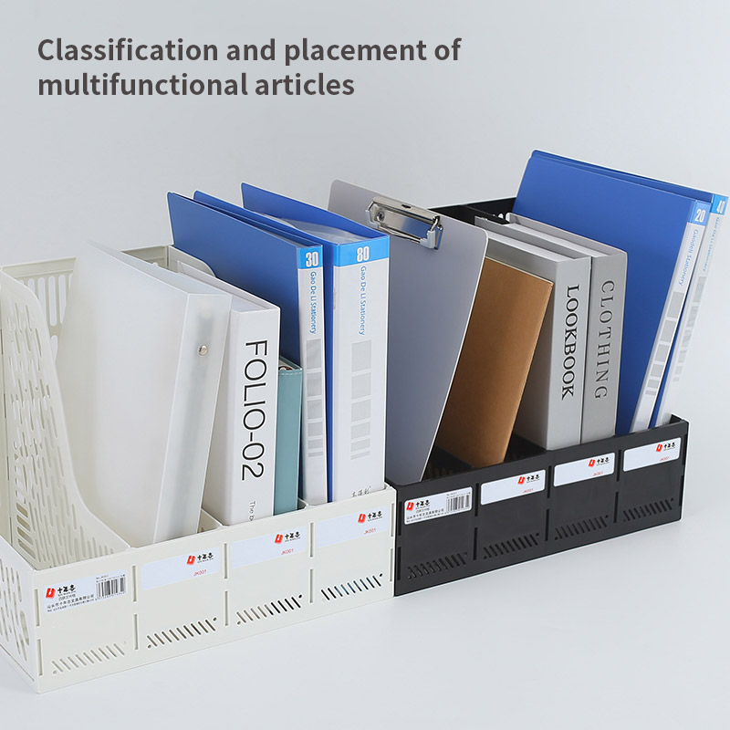 Vertical Desktop Data File Column Office Thickened File Storage Rack ...