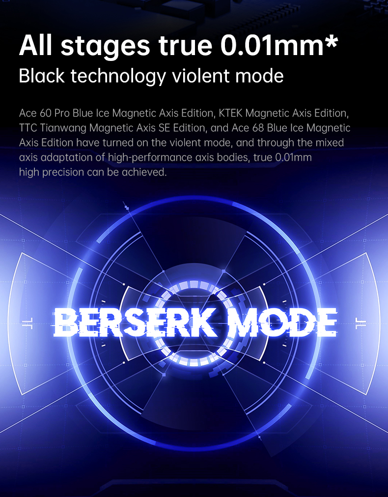 MCHOSE ACE68 Magnetic Switch RGB Gaming Keyboard Wired Rapid Trigger 8K ...