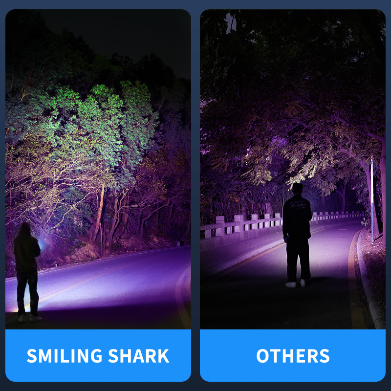 Smiling Shark SD5316 UV Light 2Mode 365nm Mini Flashlight Purple Light ...