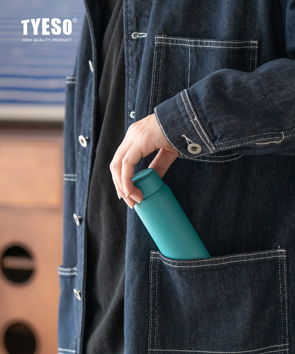 Tyeso Mini pocket Bottle Double Stainless Steel 150ml/200ml TS-8715B/TS ...