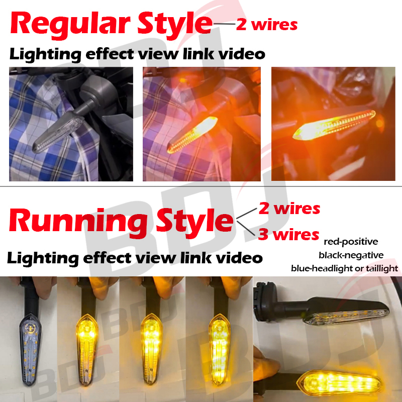 BDJ Led Turn Signal Light For Yamaha Yzf R15 R25 R3 R125 Mt25 Mt03 Mt15 ...