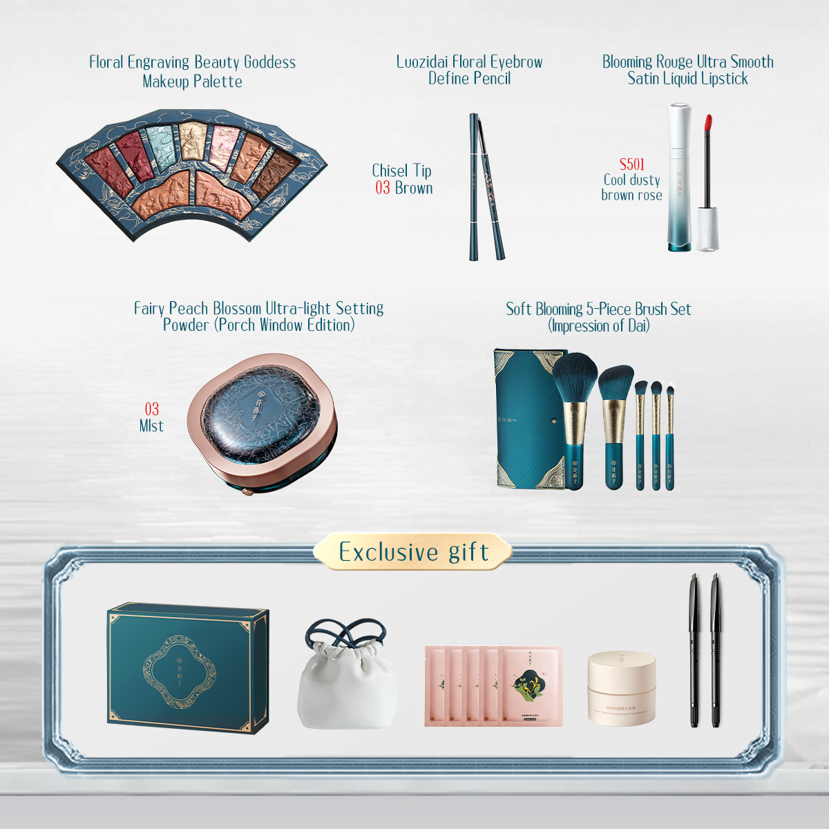 Florasis Butterfly Blossom Makeup Box Gift Set | Shopee Malaysia