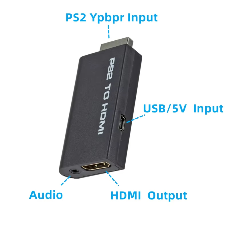1080P PS2 to HDMI-compatible Converter Adapter PlayStation 2 to HDMI ...