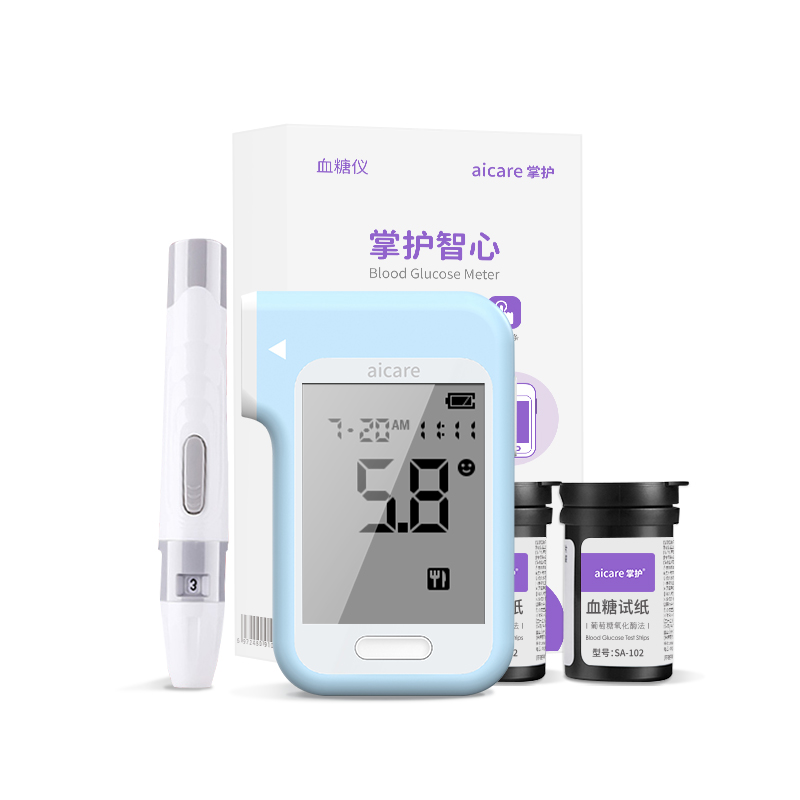 Blood glucose meter without code adjustment, blood glucose measuring ...
