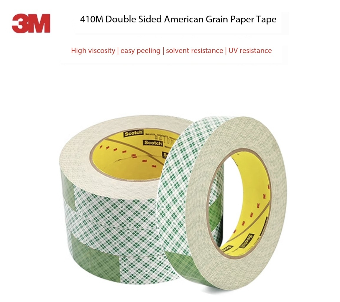 3M 410M Masking Tape Double Coated Adhesive Paper Tape 3M Double Sided ...