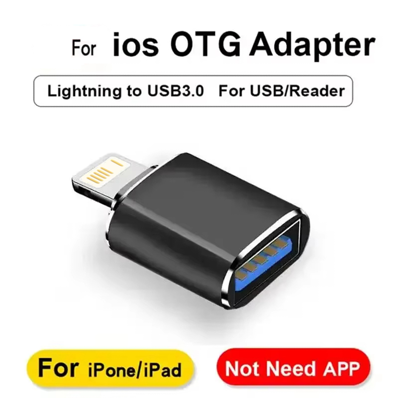 USB 3.0 OTG Adapter Suitable for IOS 13 Above IPhone 14 to 6s IPad Can ...