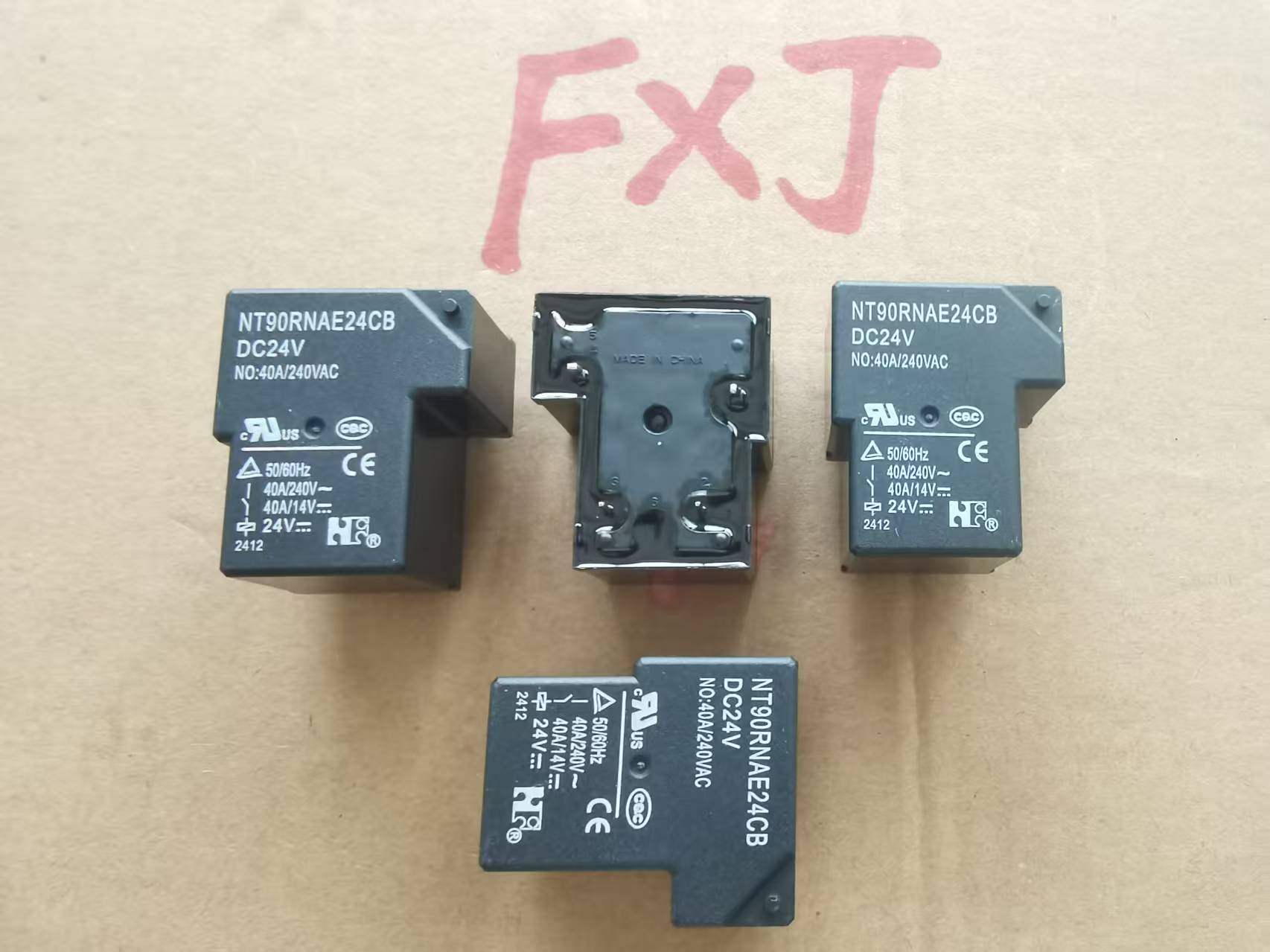 ((1pc) Nt90rnae24cb Welding Machine DC24V T-Type Relay 40A/240VAC 24V ...