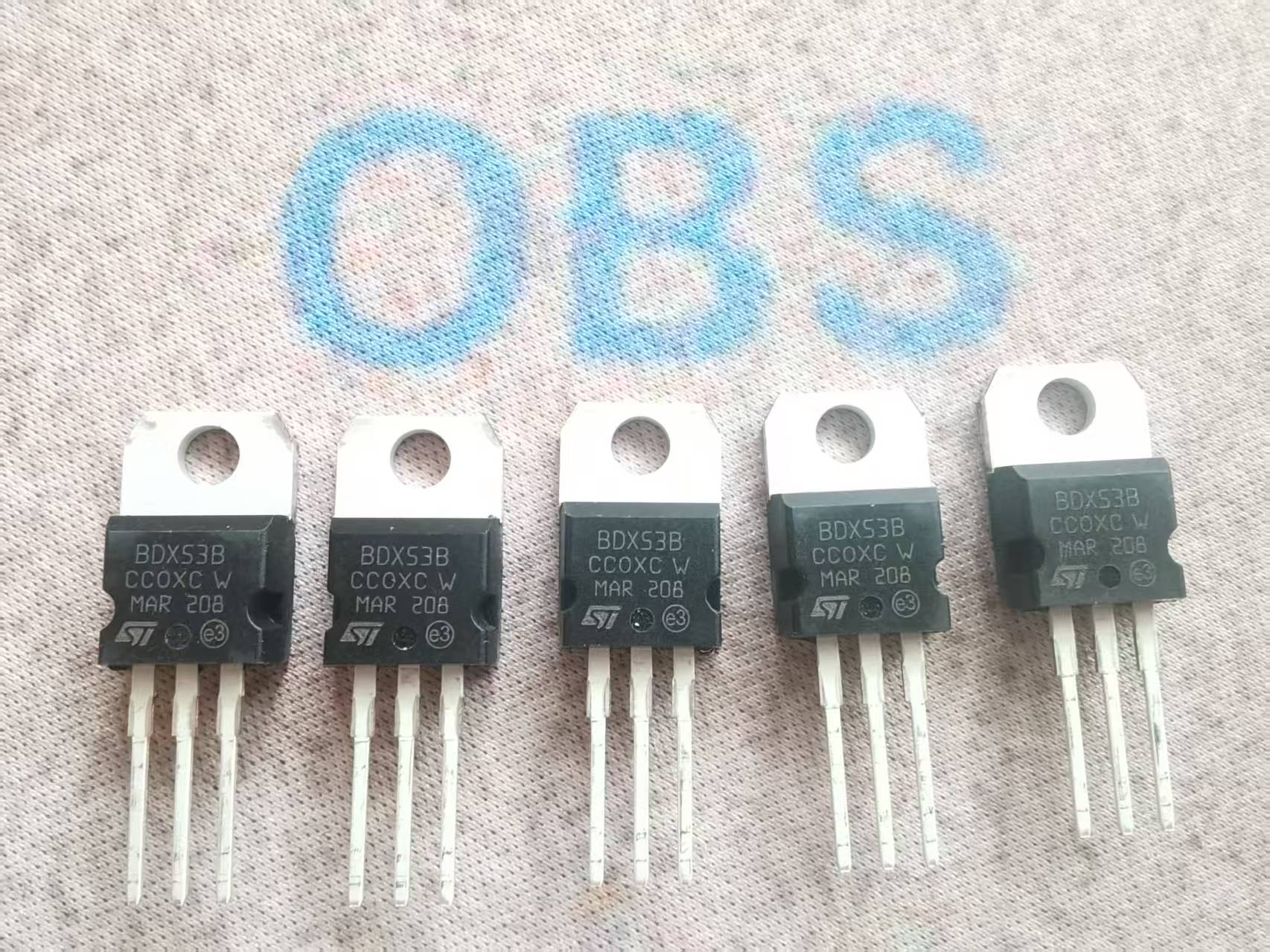 ((10 Pcs) BDX53B Triode In-Line TO220 Darlington Transistor 8A 80V Brand New Original | Shopee ...