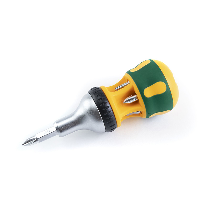 Sata 05428 Mini Ratchet Screwdriver Set Short Handle Screwdriver Driver ...