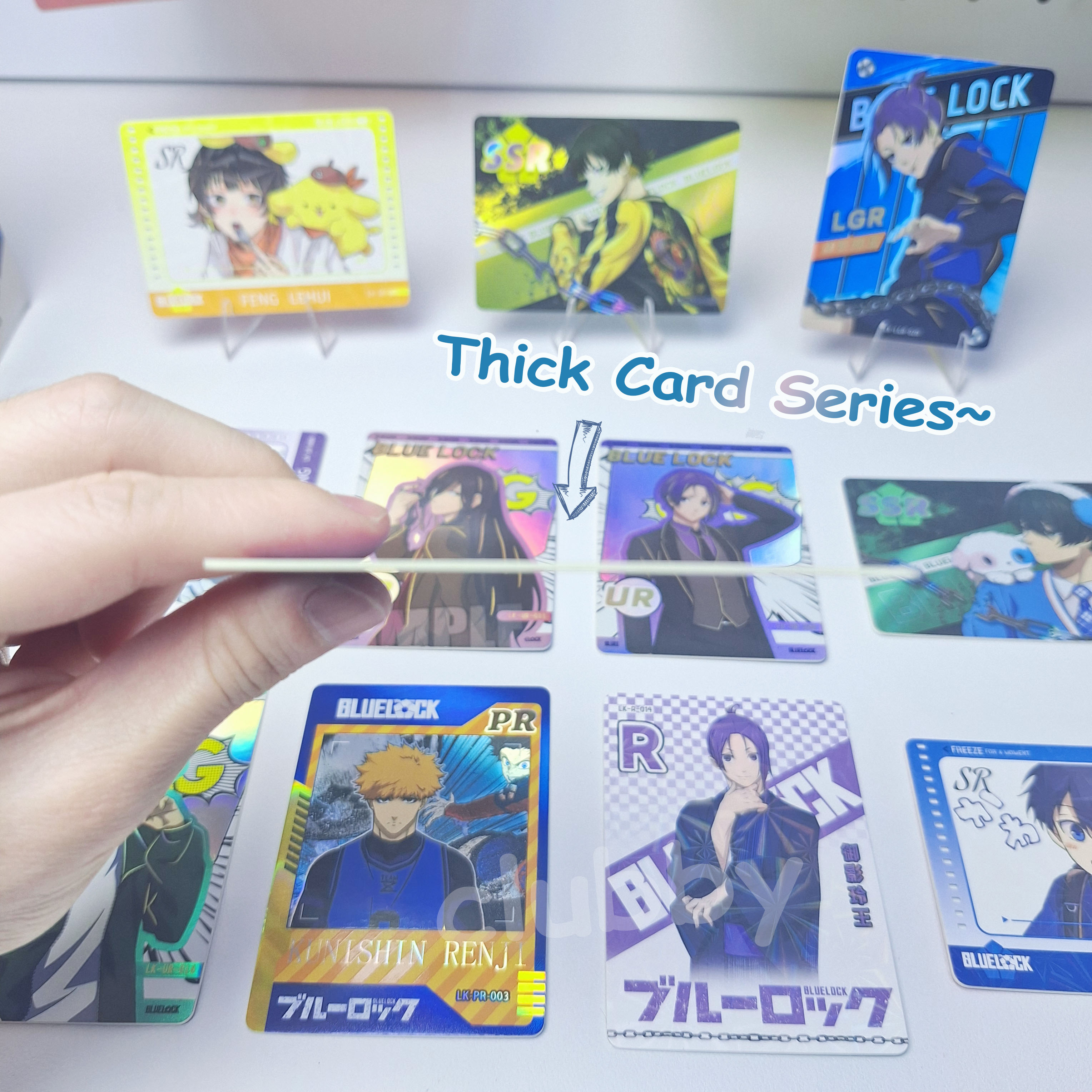 Blue lock card Isagi Bachira Chigiri Nagi Leo Rin Sae rare LGR/SSR/UR ...