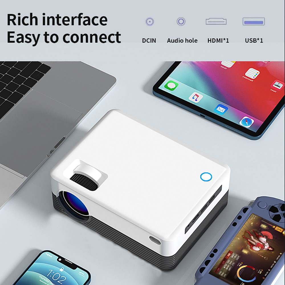Mini Projector HDMI Full HD1080P Android Smart Projektor Portable Home ...