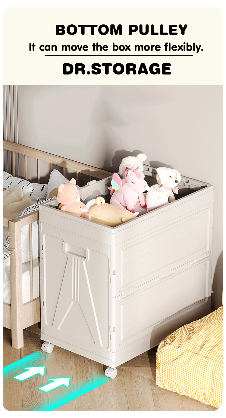 DR.STORAGE Large Capacity Storage Box Organizer Foldable Storage Box ...