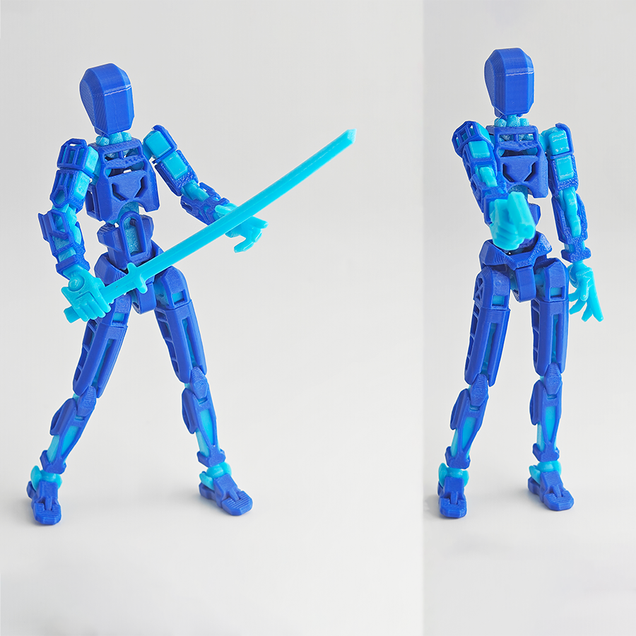 Special molding 3D printed Dummy Lucky 13 Action Figure,DIY gift ...