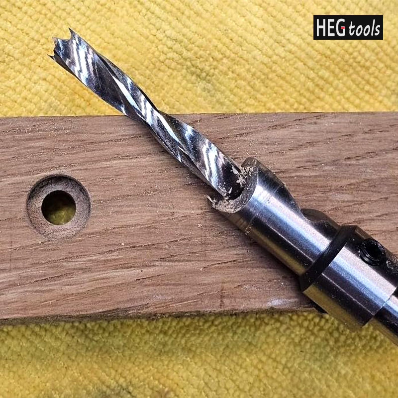 Counterbore Drill for Screws, Flat Countersink Drill bit, Stepped Drill ...