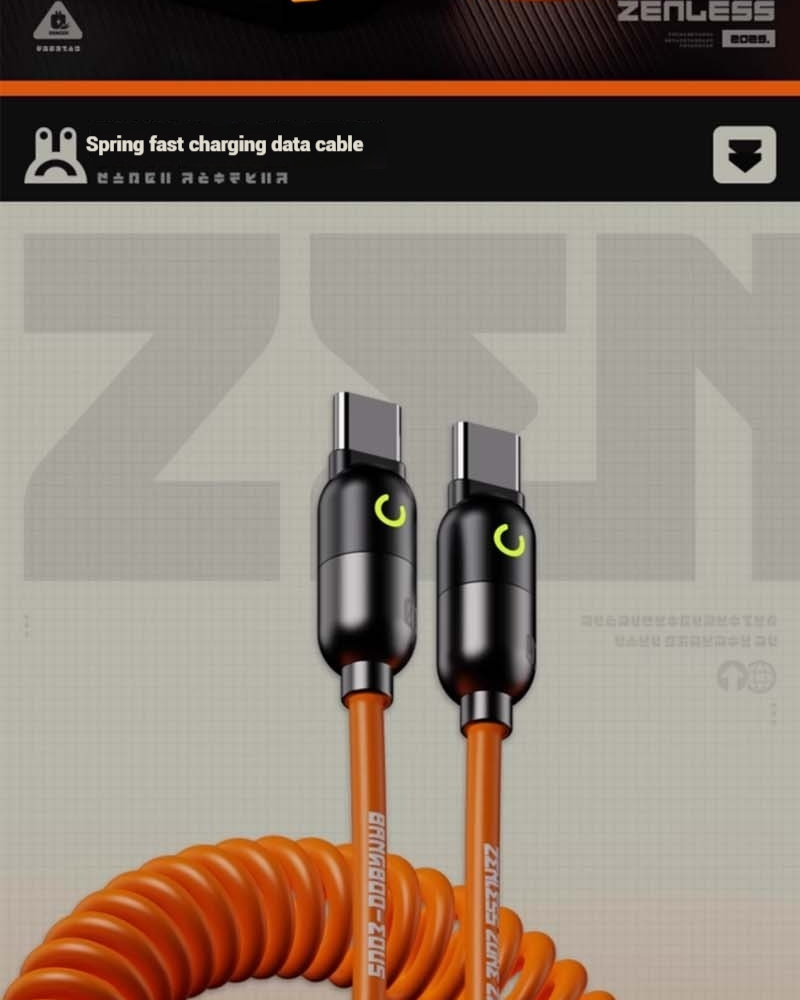 Zenless Zone Zero Spring quick charge wire cable Rapid power series ...
