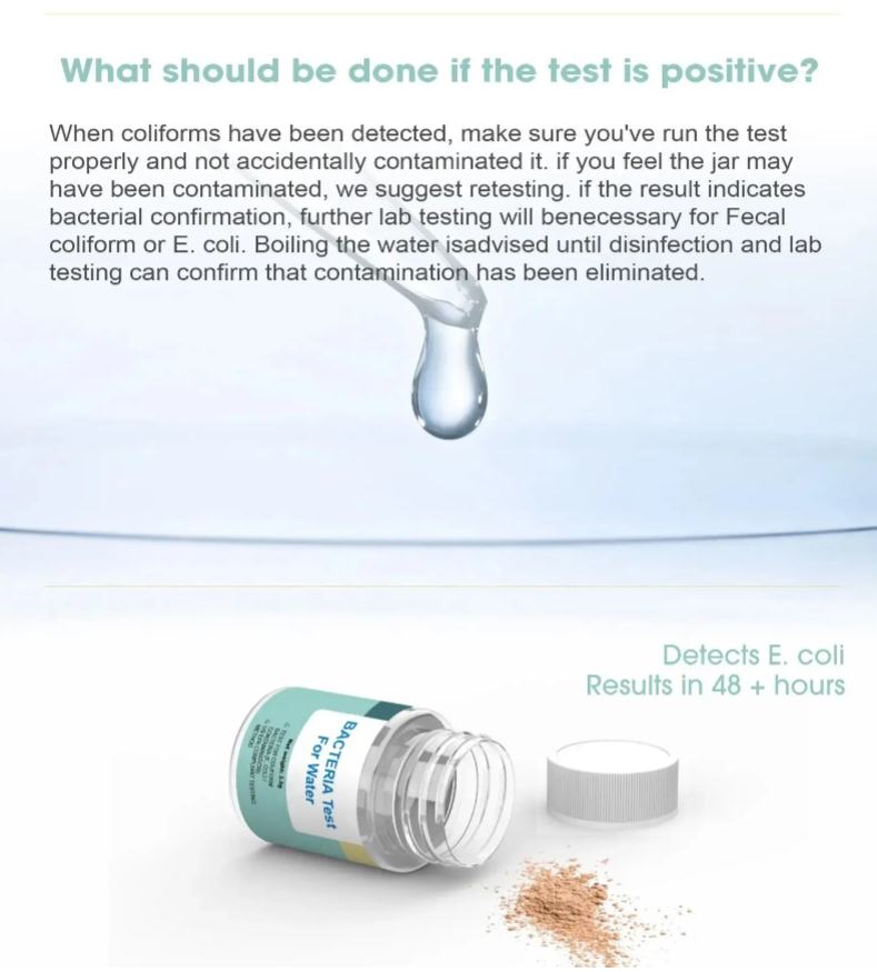 Bacteria test Kit For Drinking Water Bacteria In Water One Step test ...