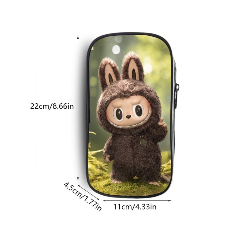 AOPHEKM Pencil Cases, Large Capacity Cute Cartoon Labubu Pencil Bag ...