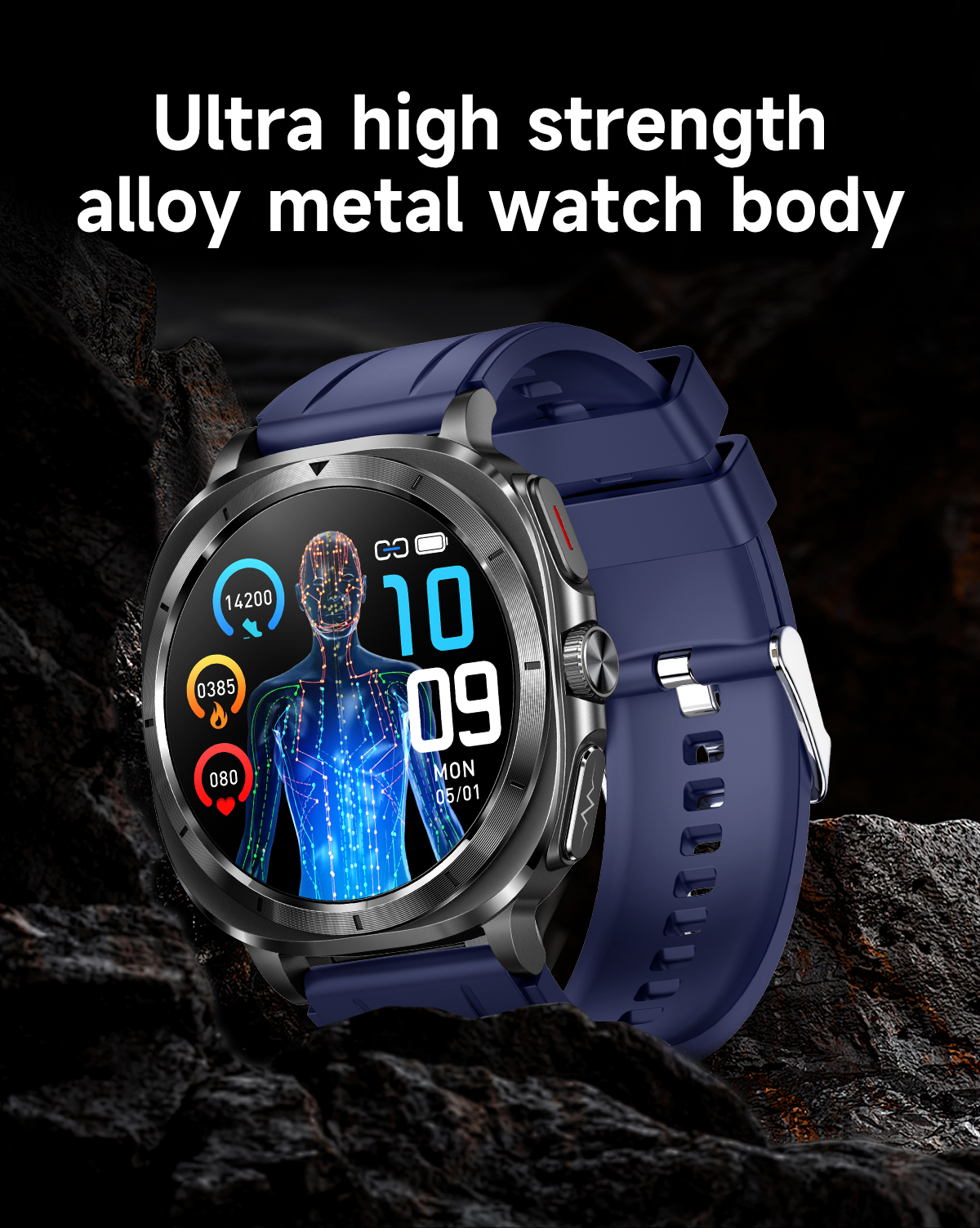 2025 NEW Ultra 7 Smart Watch 47mm ECG+PPG 1.43" AMOLED Non-Invasive ...