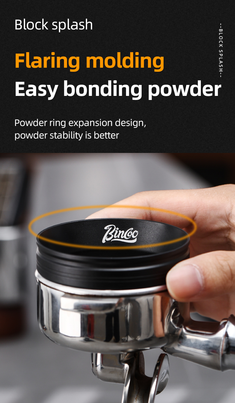 BINCOO Coffee Magnetic Powder Receiving Ring Grinder Espresso Machine ...