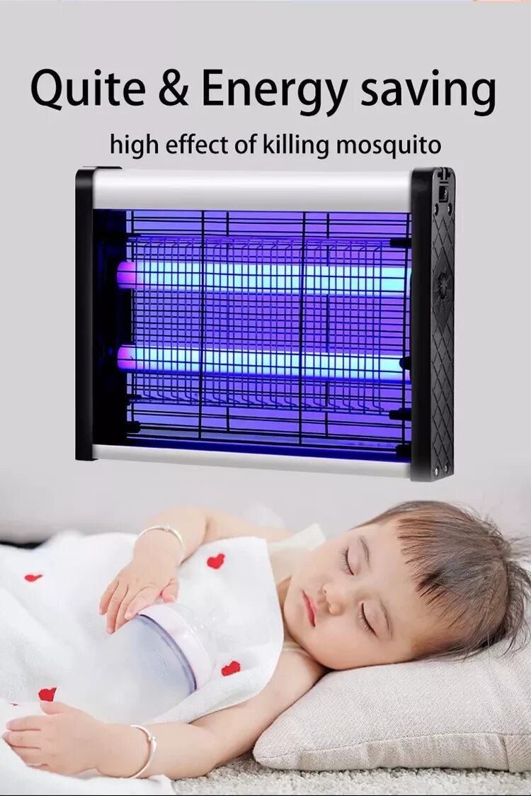 Electric Pest Killer UV Lamp Flying Fly Insect Killer Mosquito Traps Perangkap Lalat Pest ...