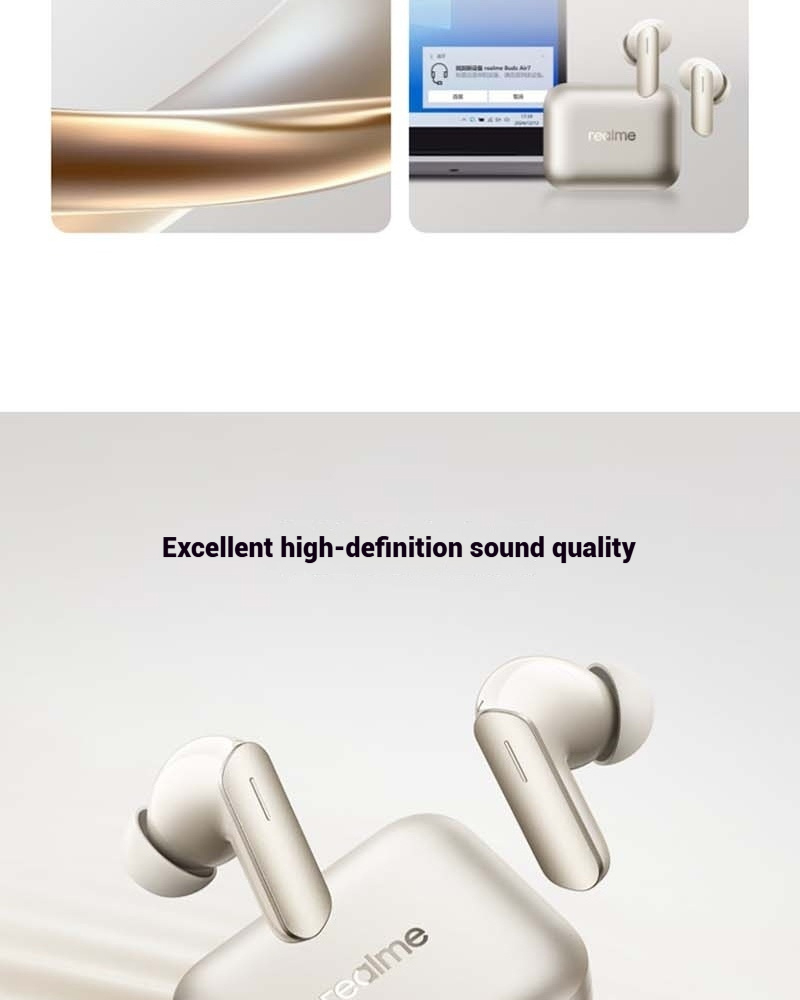 Realme Buds Air7 Wireless Bluetooth in-ear headphones 52dB deep sea ...