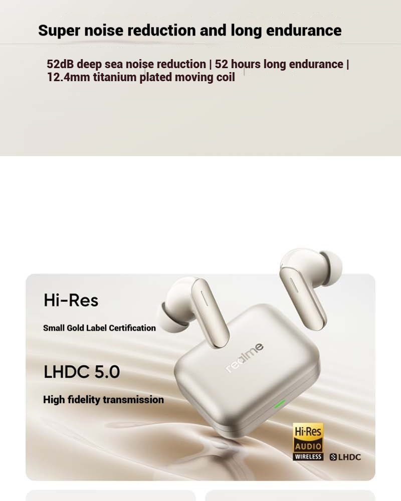 Realme Buds Air7 Wireless Bluetooth in-ear headphones 52dB deep sea ...