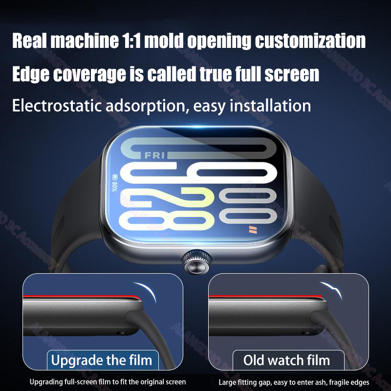 Xiaomi Redmi Watch 5 4 Active Lite Screen Protector Easy Install 3D ...