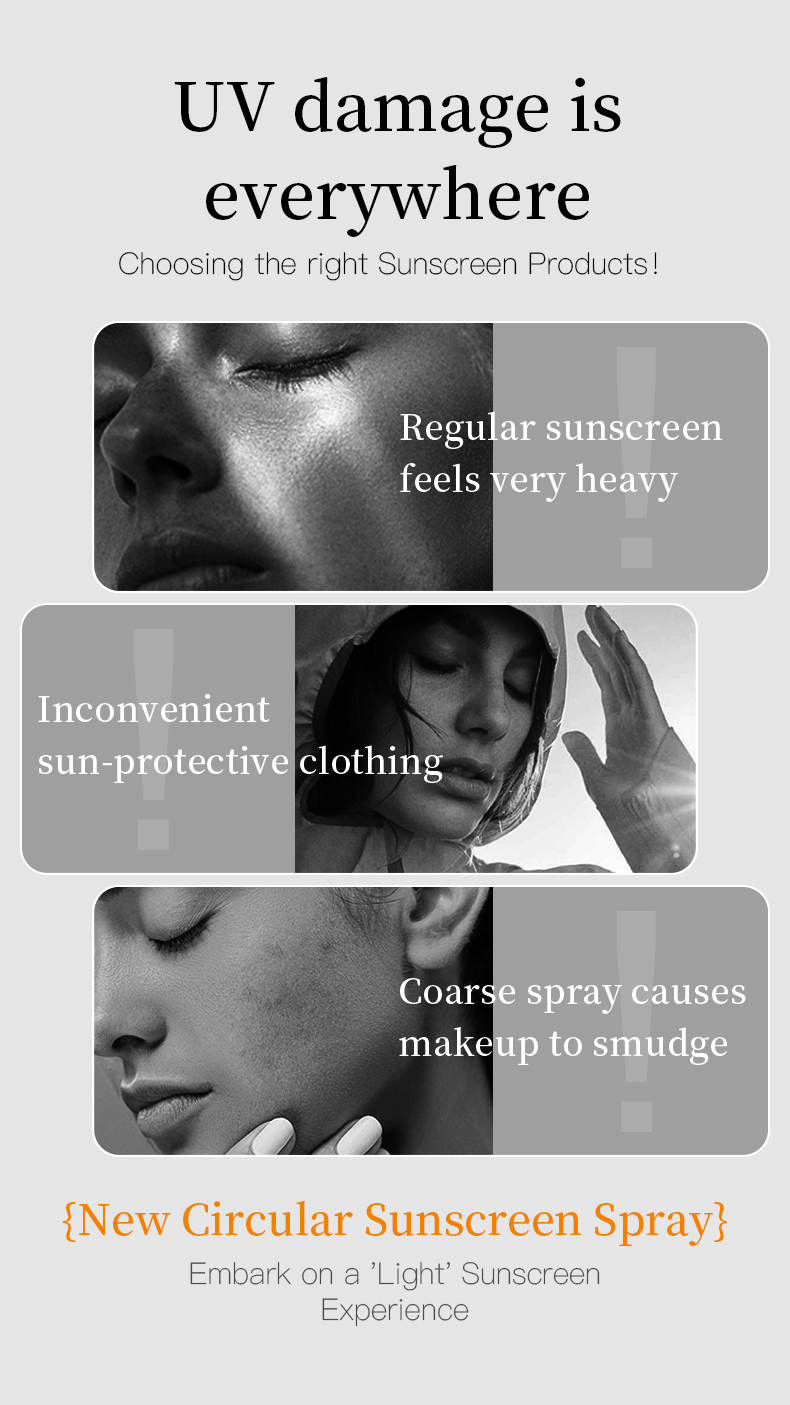 【Clearance Sale】ICE LERSKIN Sunscreen Spray SPF 50 PA++++ Multi-effect ...