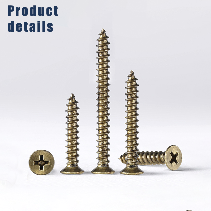 [RL] M3-M6 Copper Phillip Self Tapping Flat Head Screw M4 M5 M3.5 304 ...
