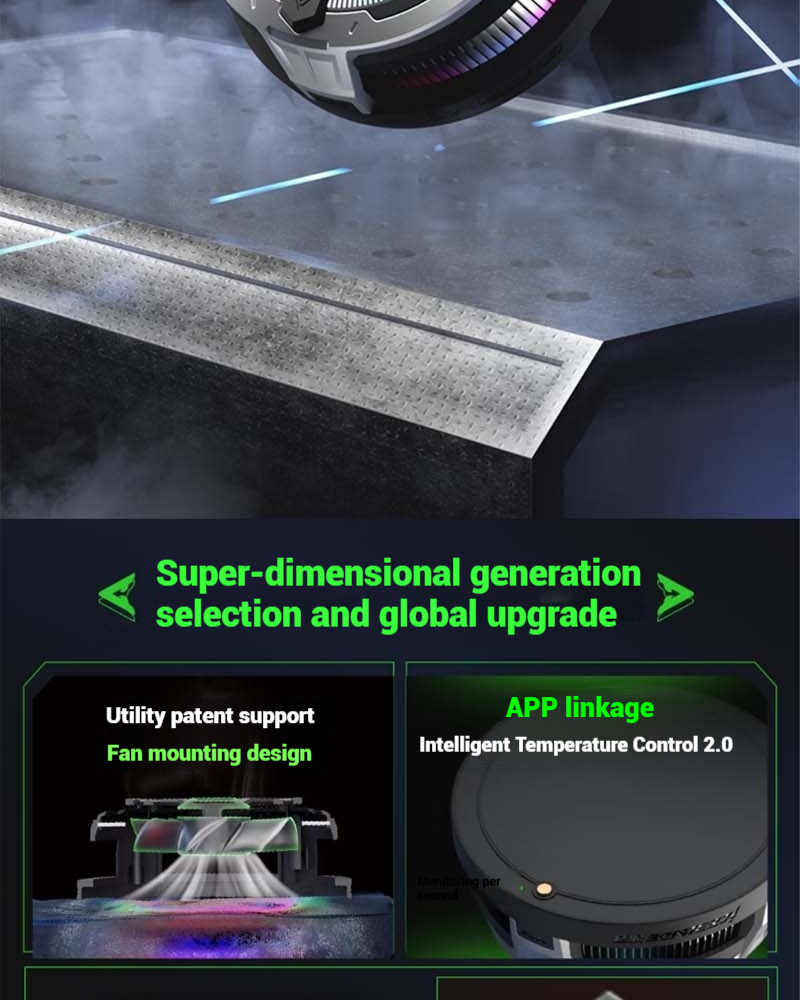 PIVA ICE BLADE MAX 2 Radiator Magnetic game semiconductor cooling ...