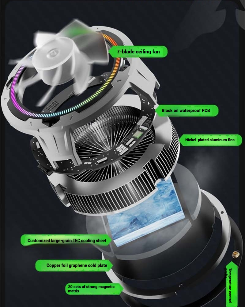 PIVA ICE BLADE MAX 2 Radiator Magnetic game semiconductor cooling ...