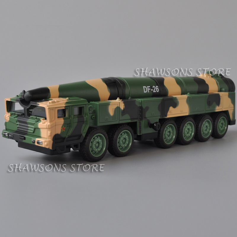 Diecast Military Vehicle Model Toy DF-26 Ballistic Missile Truck ...