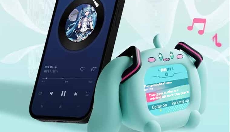 BilibiliGoods Hatsune Miku CUBE FACE LCD Touch Screen Real Wireless ...