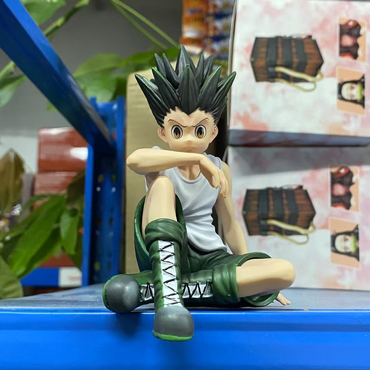 Hunter X Hunter Sit Position Killua Zoldyck and Gon FREECSS PVC Figure ...