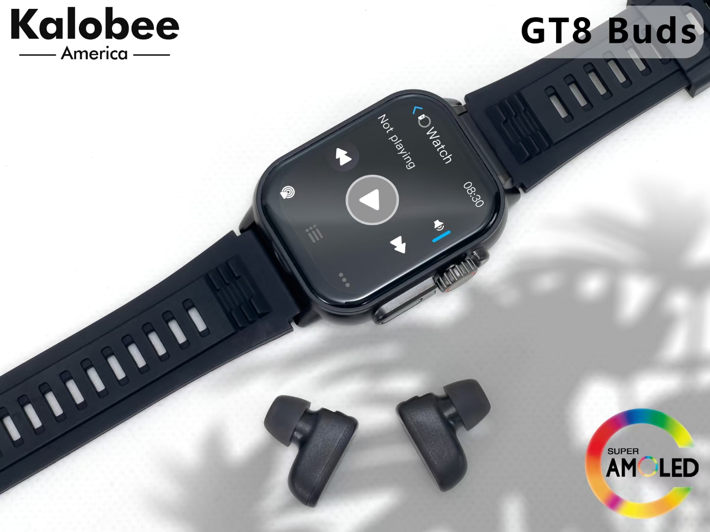 2025 New Smart Watch 2 in 1 With Earphone Smartwatch Bluetooth Call Men ...