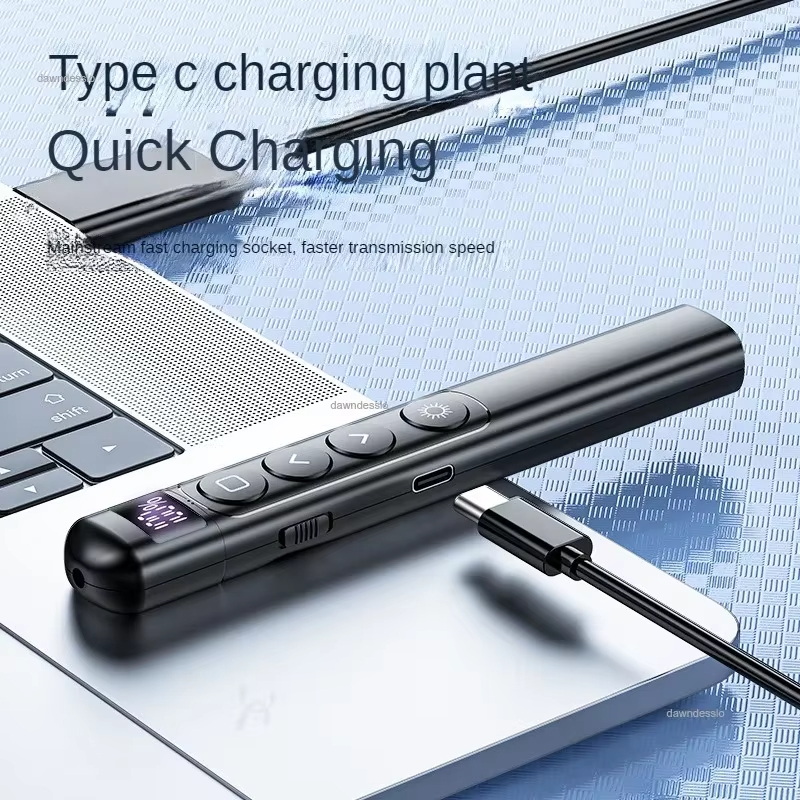 Presentation Pen Type-C Rechargeable with Digital Display for Teaching ...