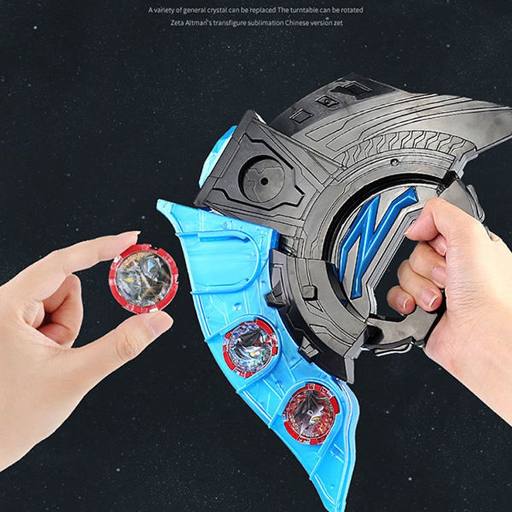SHLY Ultraman Zett Riser Kids Toy Ornament Sound Light Action Figure ...